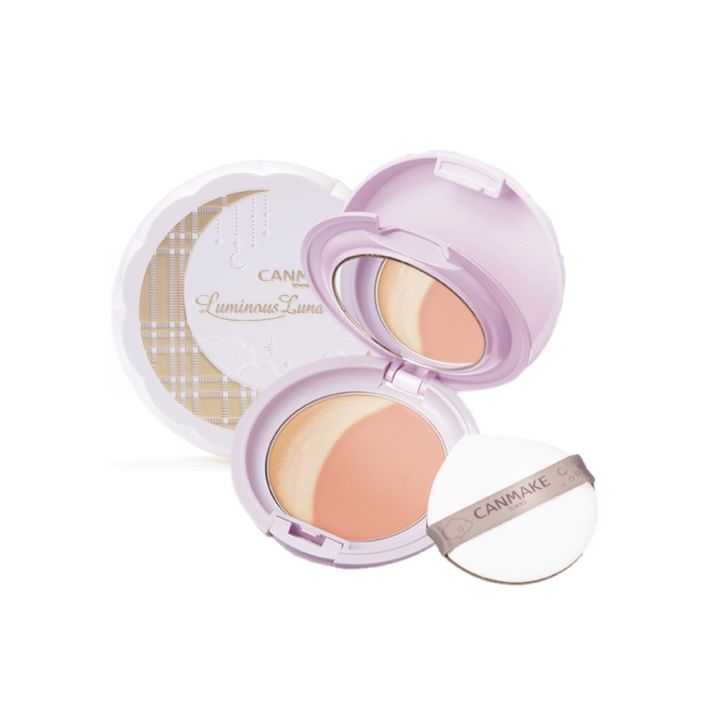 Canmake Luminous Luna Pact SPF50+ PA++++ : แคนเมค ลูมินัส ลูน่า แพค รอง ...