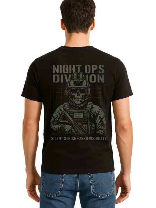 RSA Kaos Tactical Night Ops Division - Baju Taktikal Pria Army Combed ...