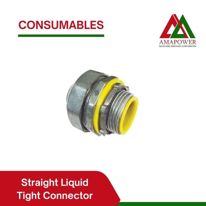 Liquid Tight Straight Connector 1/2 (15mm) - 4 (100mm) | Lazada PH