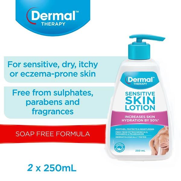 Dermal Therapy Sensitive Skin Lotion 250ml Twin Pack | Lazada Singapore