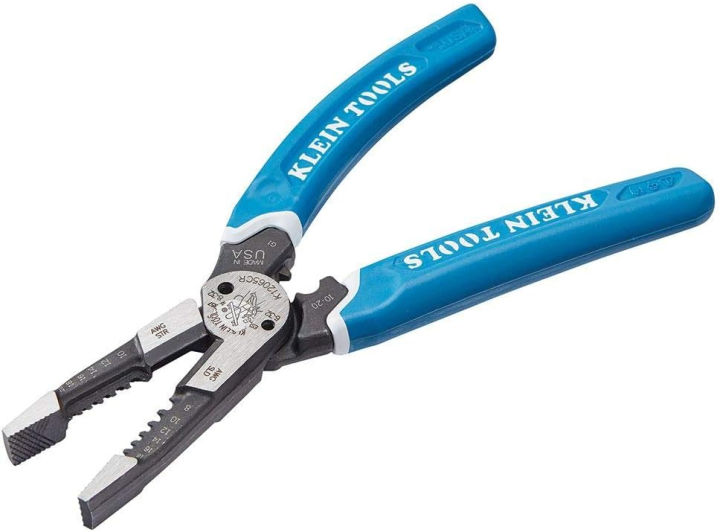 Klein Tools K12065CR Wire Stripper / Cutter / Crimper Tool for Cutting ...