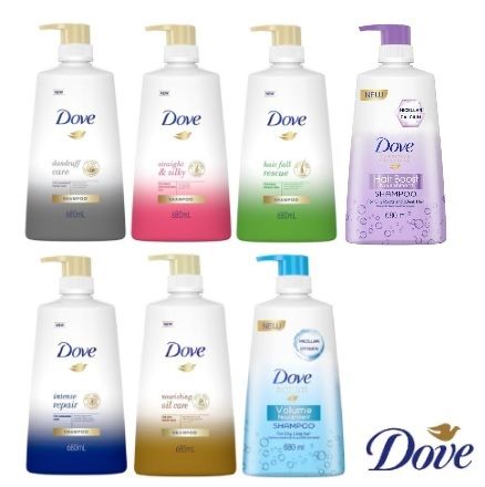 Dove Hair Shampoo 680ml/650ml/320ml/300ml | Lazada