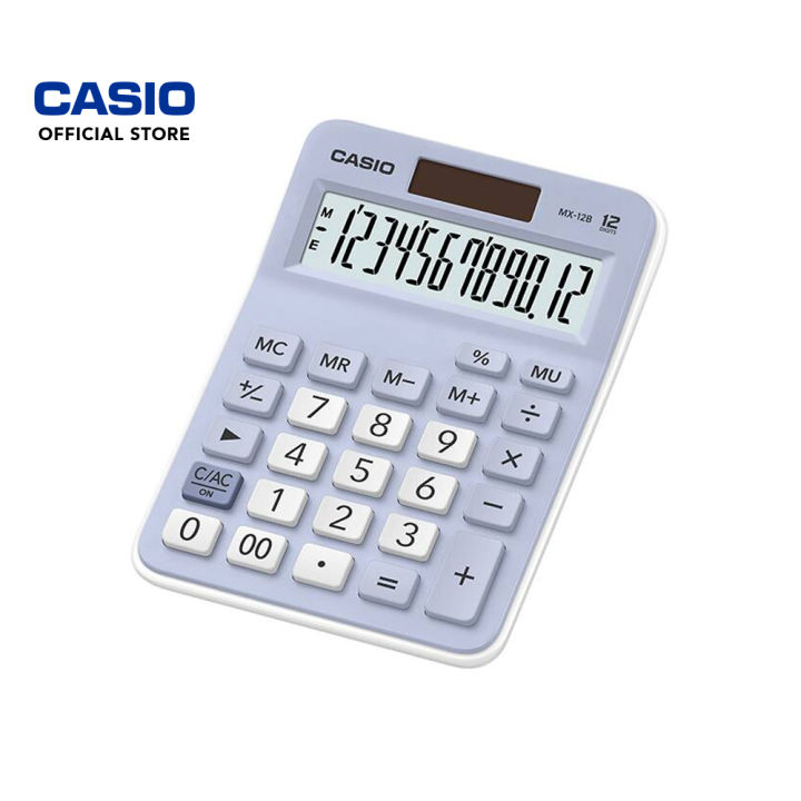 CASIO CALCULATOR MX-12B (Light Blue) | Lazada