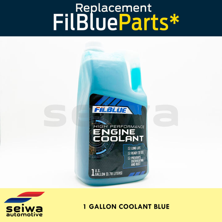 [1 GALLON] FilBlue Coolant BLUE for Mitsubishi, Nissan, Suzuki, Honda ...