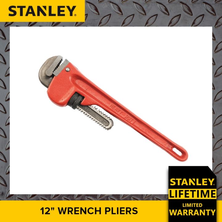 Stanley 87-623-S 12" Wrench Pliers [Lifetime Warranty] | Lazada PH