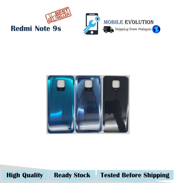 Redmi Note 9s Back Battery Cover New Replacement Part | Lazada