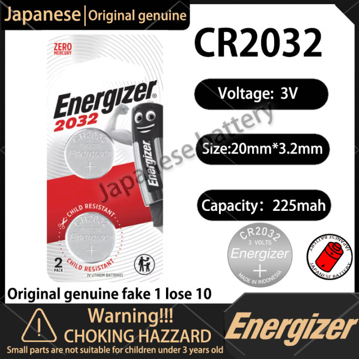Energizer CR2032 3V Lithium Coin Button Batteries Zero Mercury 4pcs ...