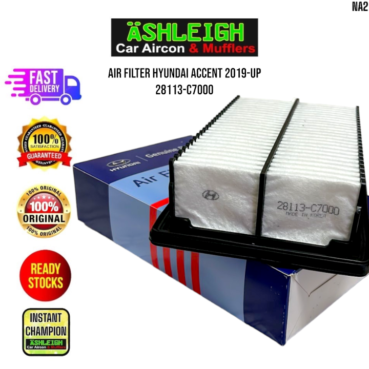 Air Filter Hyundai Accent 2019-Up 28113-C7000 New Look n2 | Lazada PH
