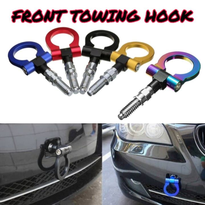 Aluminum Front Bumper Racing TowIng Hook fr Japanese Car Trailer Colorful Hook civic myvi wira bezza waja axia alza vios Lazada