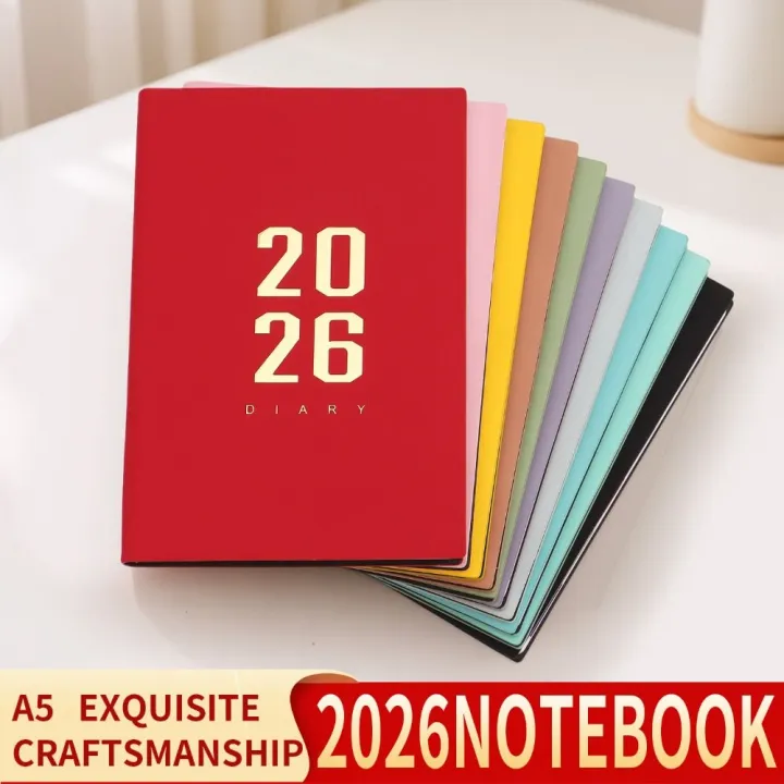 WCYC A5 2026 Schedule Book 304 Pages English Academic Planner Portable ...