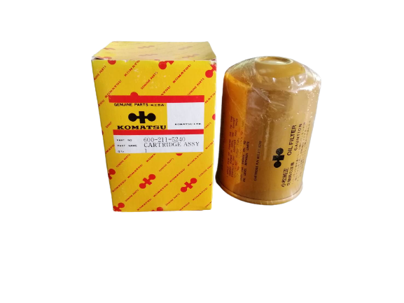 KOMATSU กรองน้ำมันเครื่องโคมัตสุ Oil Filter 600-211-5240 | สำหรับ PC100 ...
