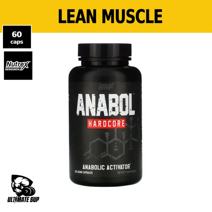 Nutrex Research Anabol Hardcore To Build Muscle, Anabolic Activator, 60 ...