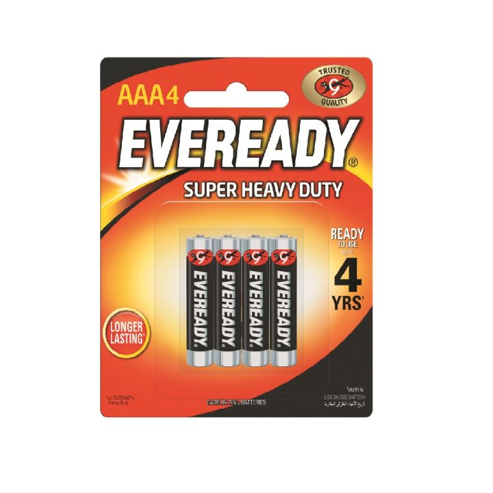 EVEREADY Super Heavy Duty AAA4 Battery 4s #1212BP4 | Lazada PH