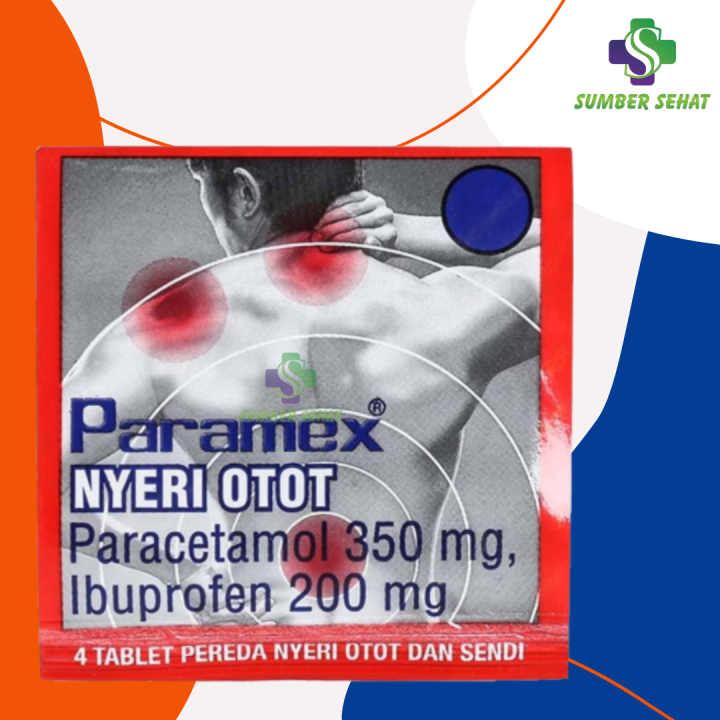 PARAMEX NYERI OTOT STRIP 4 TABLET | Lazada Indonesia