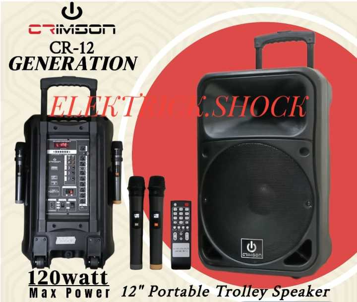 SPEAKER PORTABLE CRIMSON CR 12 EVOLUTION / CRIMSON EVOLUTION 12INC ...