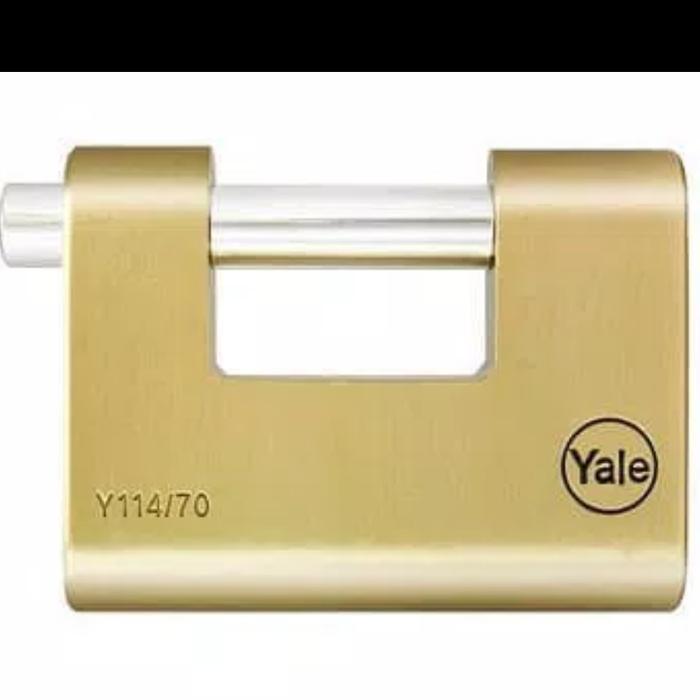 Yale Gembok / Padlock Y114-70-113-1 / Gembok Outdoor Pintu Rumah ...