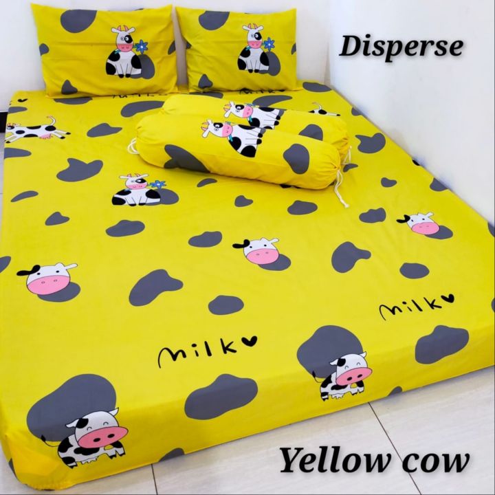 SPREI/SEPREI MOTIF YELLOW COW | Lazada Indonesia