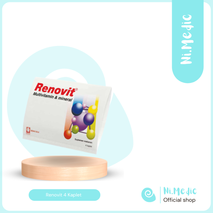 RENOVIT 4 KAPLET | Nimedic | Suplemen Kesehatan Mulitivitamin dan ...