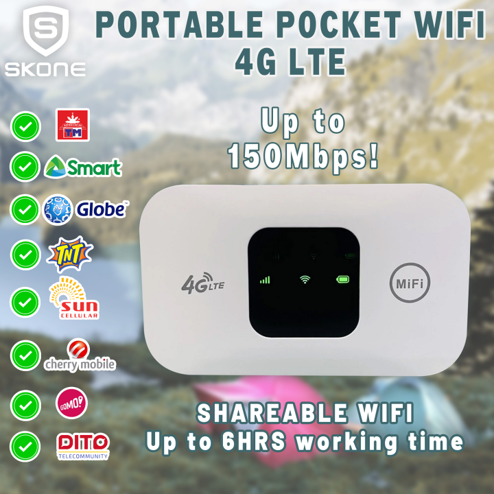 Pocket WiFi Openline 4G LTE Hotspot Router Modem Universal Sim Card ...