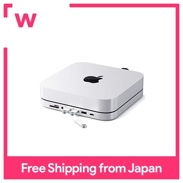 Satechi Type-C Aluminum Stand & Hub (Silver) USB-C Data Port, Micro/SD ...