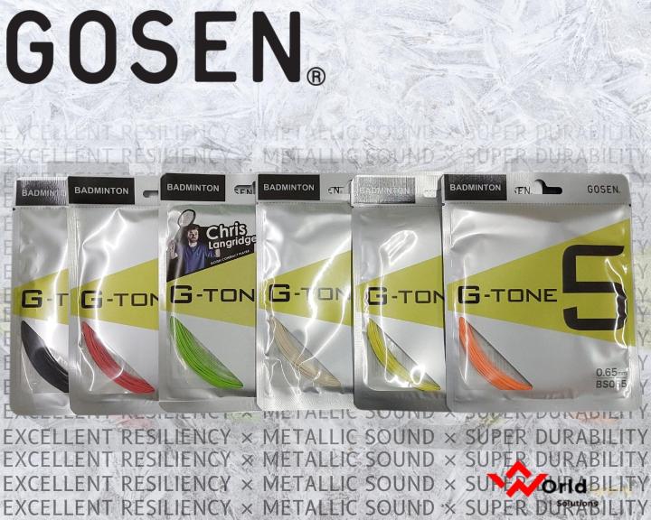 GOSEN G-TONE 5 Badminton String (ORIGINAL Made In Japan) | Lazada