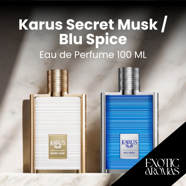Karus Secret Musk/Blu Spice EDP 100ML by Khadlaj | Lazada Singapore