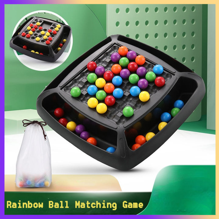 Pop Rainbow Bead Elimination Puzzle Game | Funny Color Cognitive Chess ...