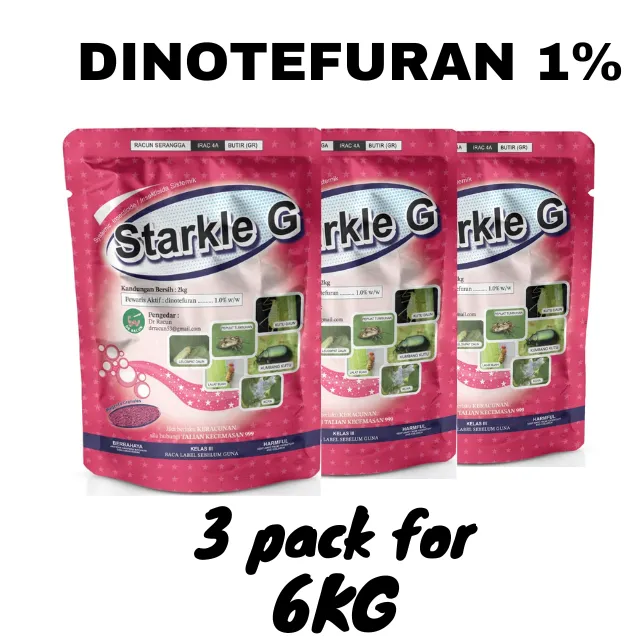 6kg Thailand Starkle G Insecticide (Fruits vegetables plants)/ Racun ...