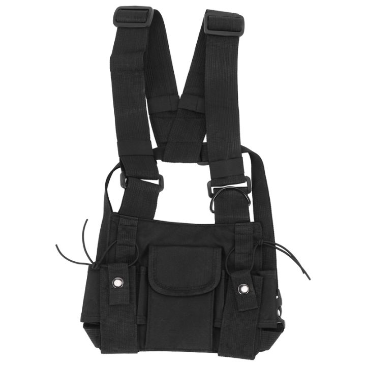 Radios Pocket Radio Chest Harness Chest Front Pack Pouch Holster Vest ...