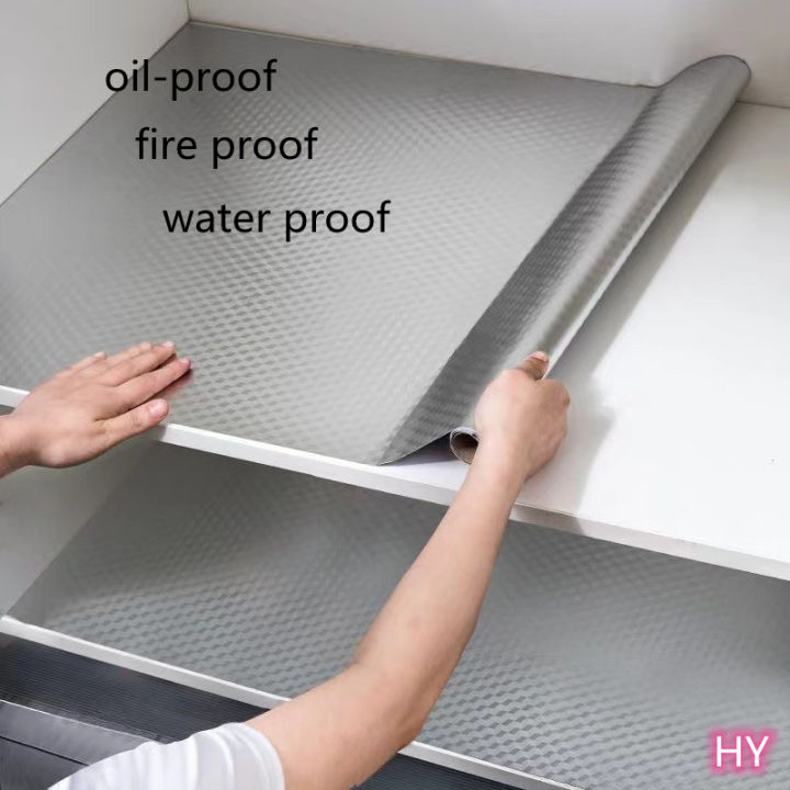 5M Kitchen Oil-proof Wallpaper Aluminum Foil Waterproof Stickers ...