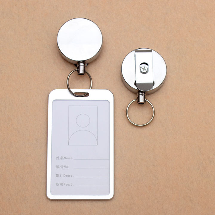 NEW High Quality Retractable Pull Key Ring ID Badge Lanyard Name Tag ...