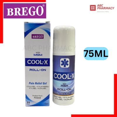BREGO Cool-X Roll-On 75ml (EXP09/28) (Treatment Joint , Muscles) | Lazada
