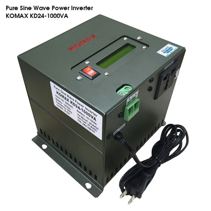 Máy kích điện 24V lên 220V Sine chuẩn KOMAX KD24-1000VA | Lazada.vn