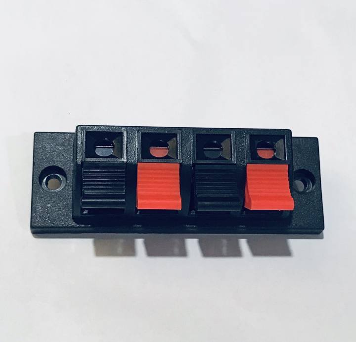 Speaker Terminal Stereo Thick 4 Pins 2.5"X1"Heavy Duty | Lazada PH