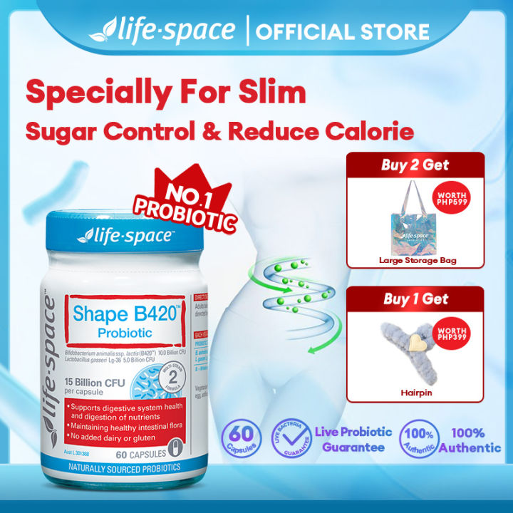 [Weight Management]Life Space Shape B420 Probiotic 60 Capsules (EXP ...
