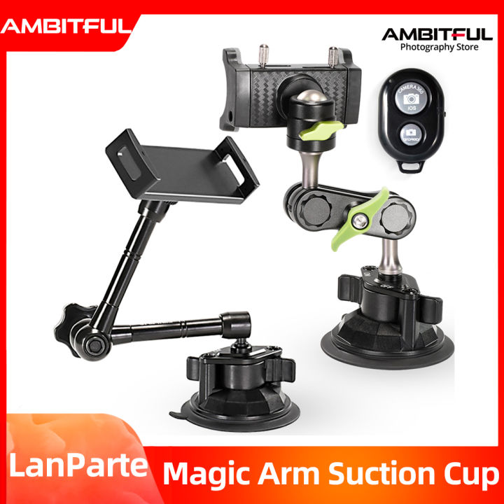 Lanparte Universal Newest UBA-01 Car Magic Arm Suction Cup Phone Holder ...