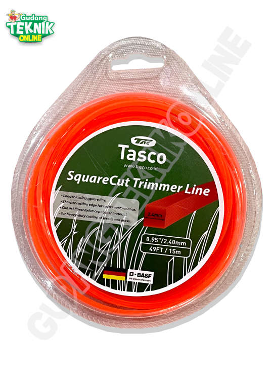 Senar Mata Potong Rumput NYLON TASCO 15M 2.4mm / Trimmer Nylon Mata ...