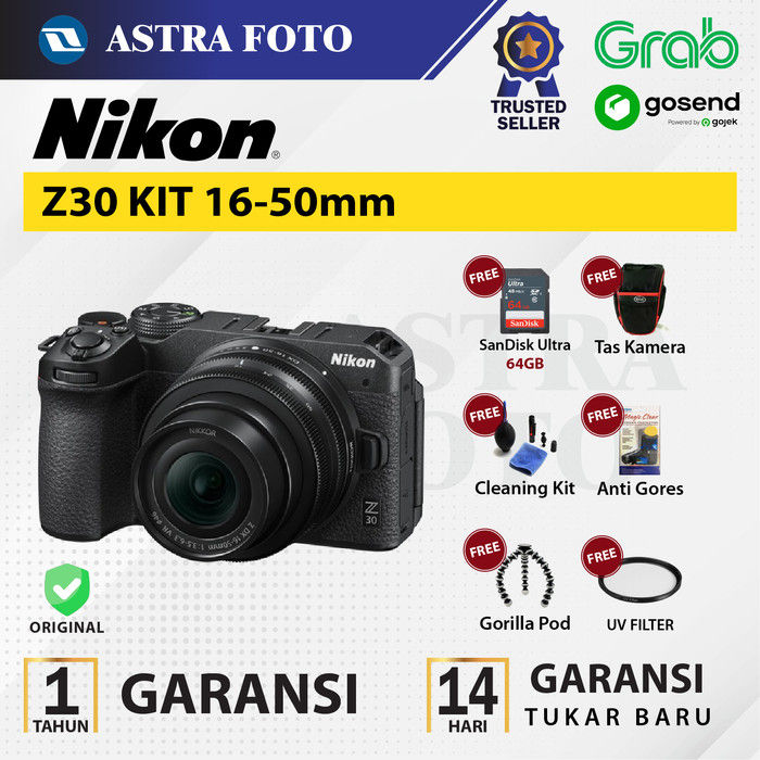 Nikon Z30 kit 16-50mm Nikon Z 30 16-50 Mirrorless Camera | Lazada Indonesia