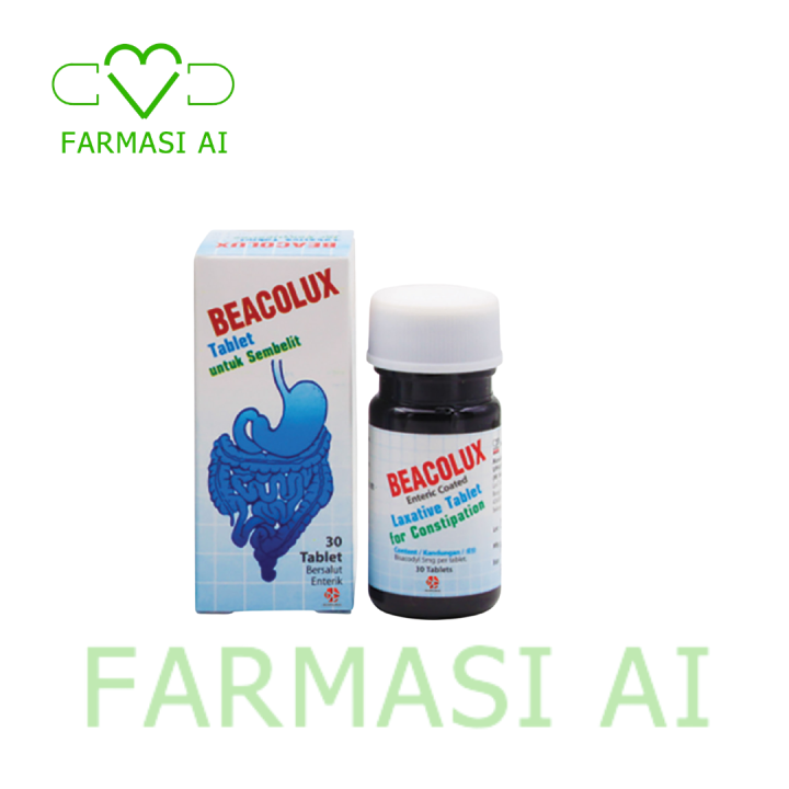 Beacolux Laxative Tablet For Constipation 30 Tabs Enteric Coated (Exp ...