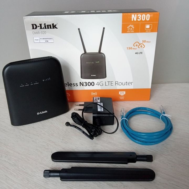 D-LINK 4G LTE WIRELESS N300 ROUTER DWR- 920/ S. H MARKETING | Lazada PH