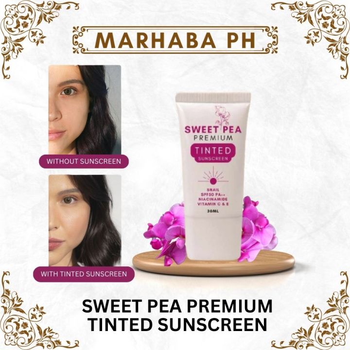 NEWEST Sweet Pea Premium Tinted Sunscreen SPF50 with Niacinamide ...