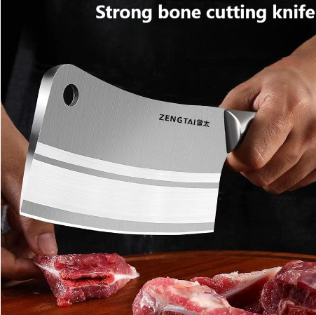 Stainless steel bone chopping knife meat chopping knife kitchen knife ...