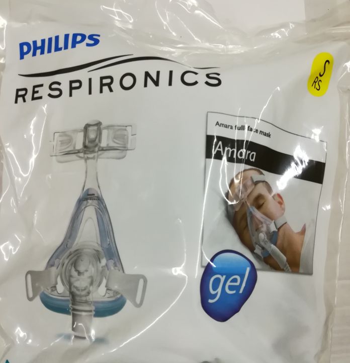 Philips Respironics Amara Gel Full Face Mask WIth Headgear - Size S ...