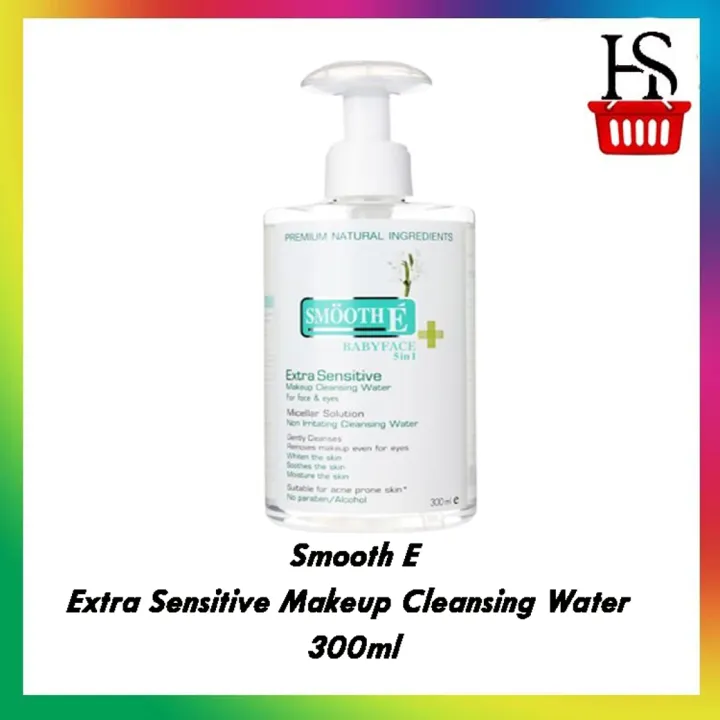 สมูทอี เอ็กซ์ตร้า เซนซิทีฟ เเมคอัพคลีนซิ่งวอเทอร์ 300 มล Smooth E Extra ...
