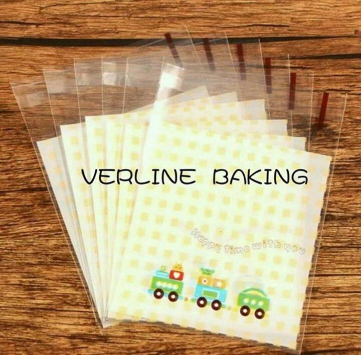100 PCS PLASTIK KEMASAN KUE PLASTIK PIE PLASTIK PIE SUSU KEMASAN ...