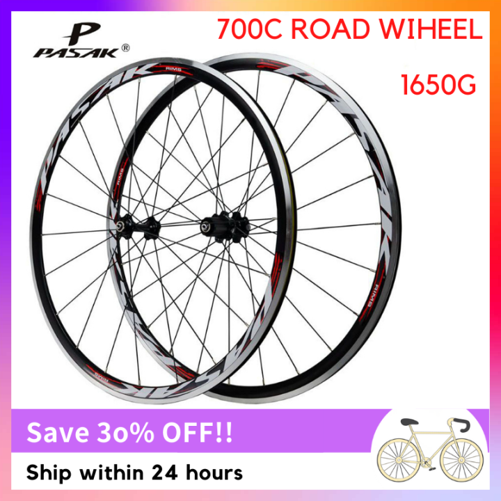 Pasak Road Bike Wheel 700C Wheelset 20h 24h Sealed Bearing Hub ...