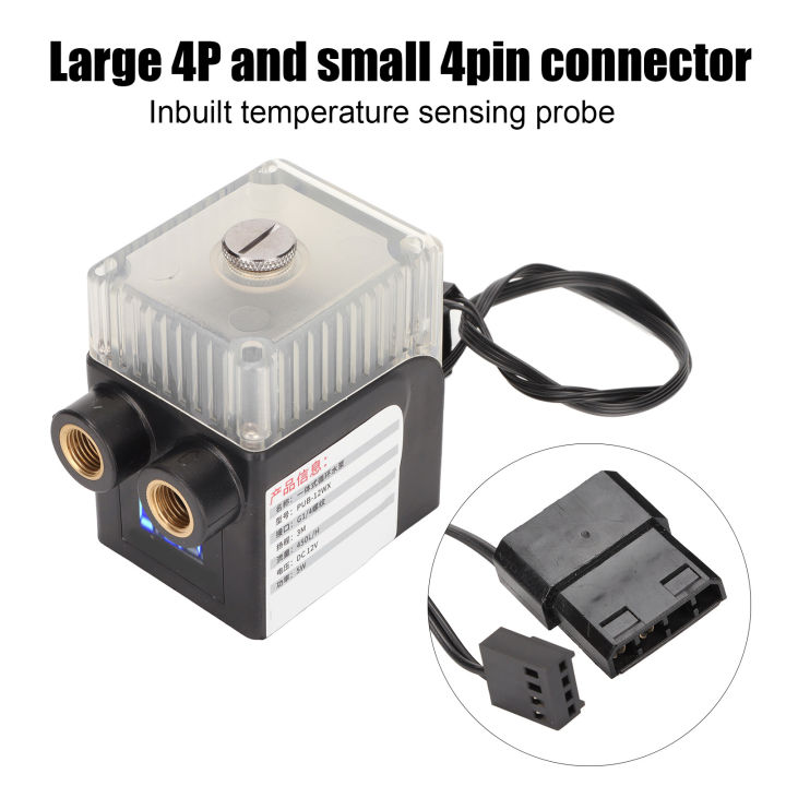 ASHATA Computer Cooler Pump G1/4 Thread CPU Water Bump Computer Water ...