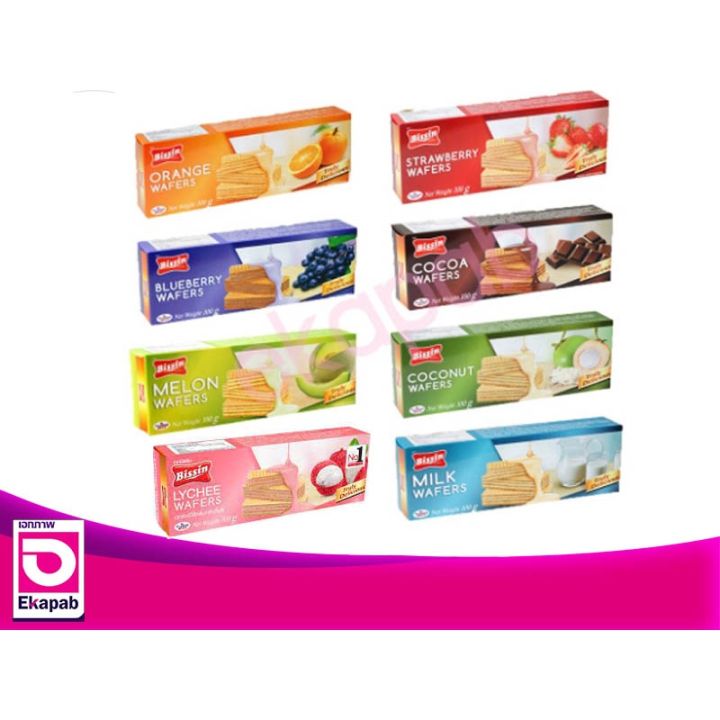 Bissin บิสชิน เวเฟอร์ 100กรัม (มีหลายรสชาติให้เลือก) | Lazada.co.th