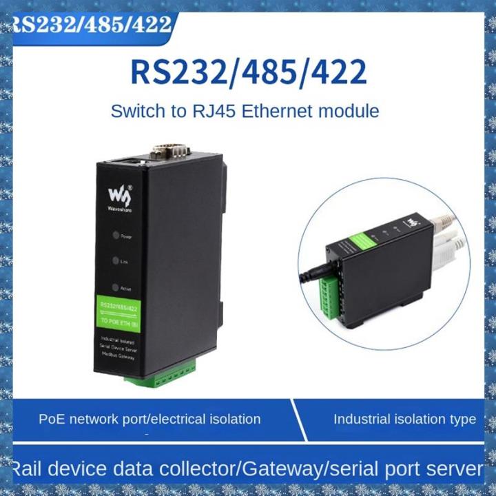 Industrial Isolated RS232/485/422 to RJ45 Ethernet Module TCP/IP to ...