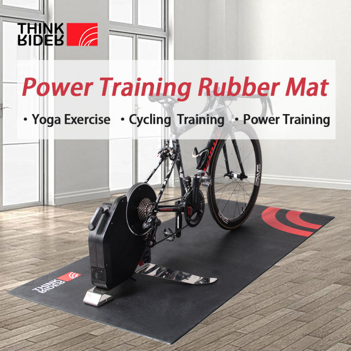 Thinkrider Yoga Mat Power Training Rubber Mat For Bike Bicycle ...